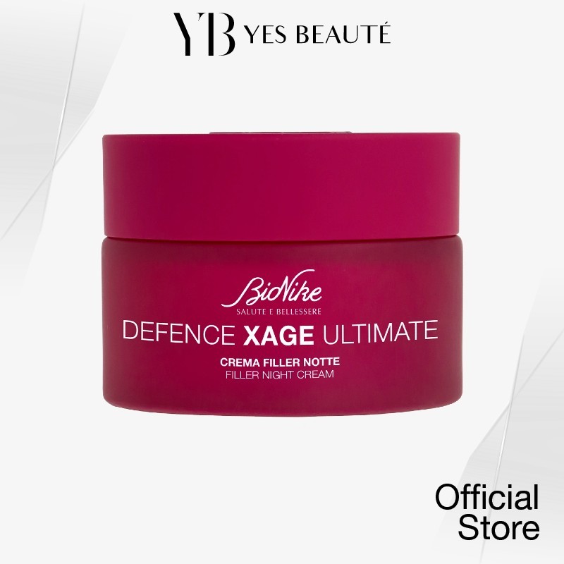 BioNike Defence Xage Ultimate Filler Night Cream 50ML- Deep Set Aging Signs, Firming, Elasticity ...