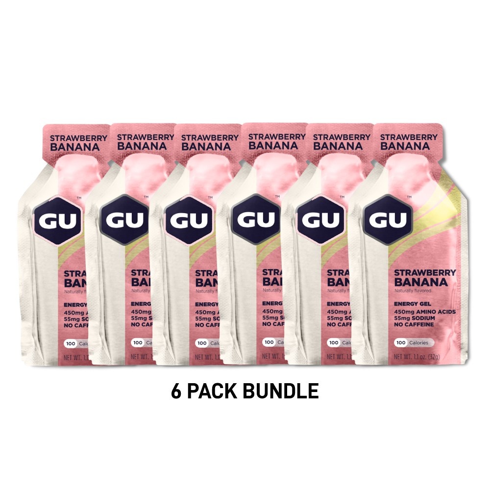 GU Energy Gel Strawberry Banana (6 Packs) Expiry: OCT 2025 | Shopee ...