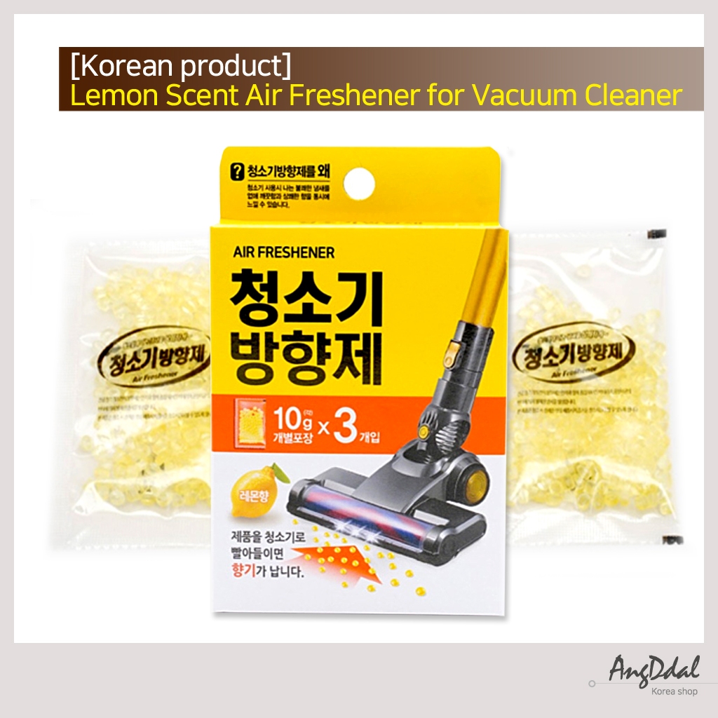[Korean product] Lemon Scent Air Freshener for Vacuum Cleaner - Pack of ...