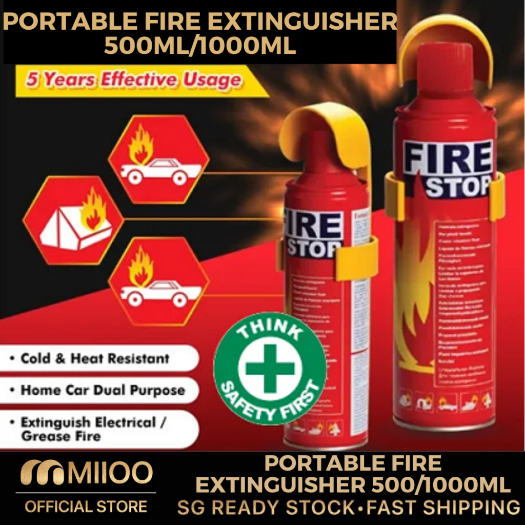 Portable Fire Extinguisher Spray For Car, Home, Kitchen, Storeroom And ...