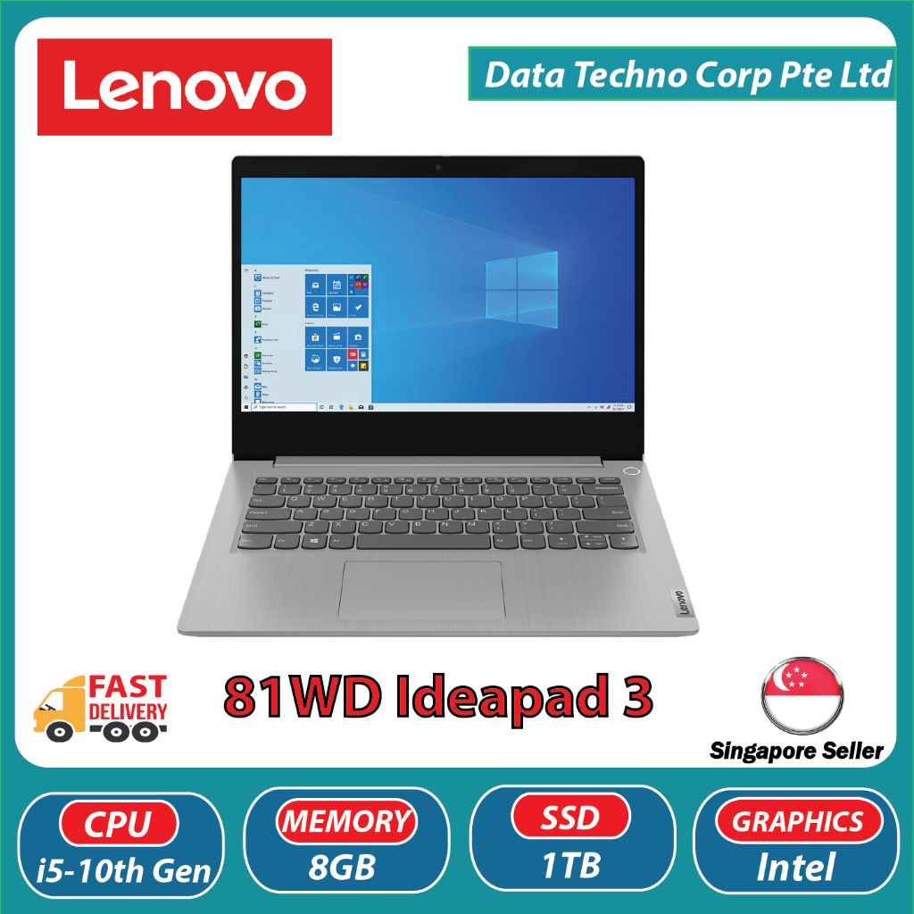 Lenovo 81WD-ideapad 3 14IIL05 | Intel Core i5 10th Gen | 14 Inches Full ...
