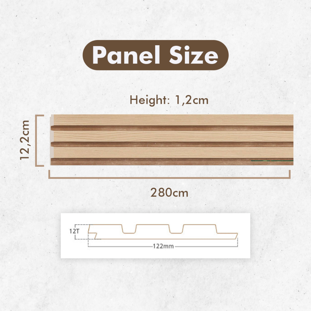 LOVEHOUSE226 Miga Korean Louver Wall Panel Decoration Fluted Panel L001 ...