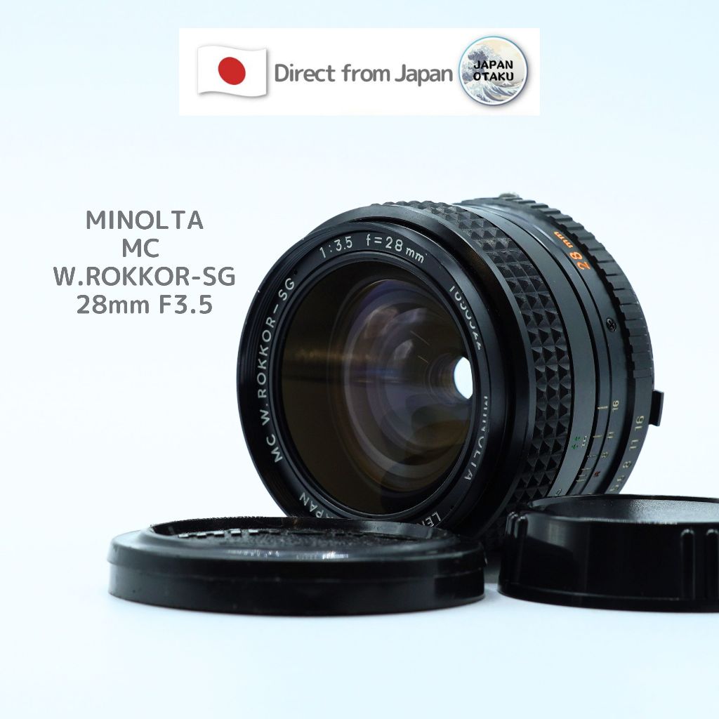 [Used in Japan] " Vintage Lens " MC W.ROKKOR-SG 28mm f/3.5 Minolta Released in Japan | Shopee ...