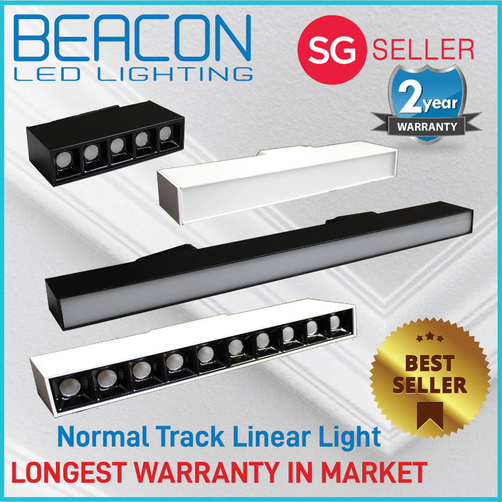 BEACON LED Linear Track Light 10W / 20W / Aluminium Material -FOR ...