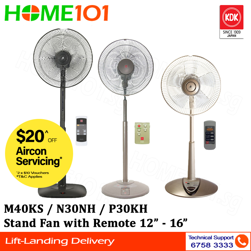 KDK Stand Fan with Remote 12" - 16" M40KS / N30NH / P30KH | Shopee ...