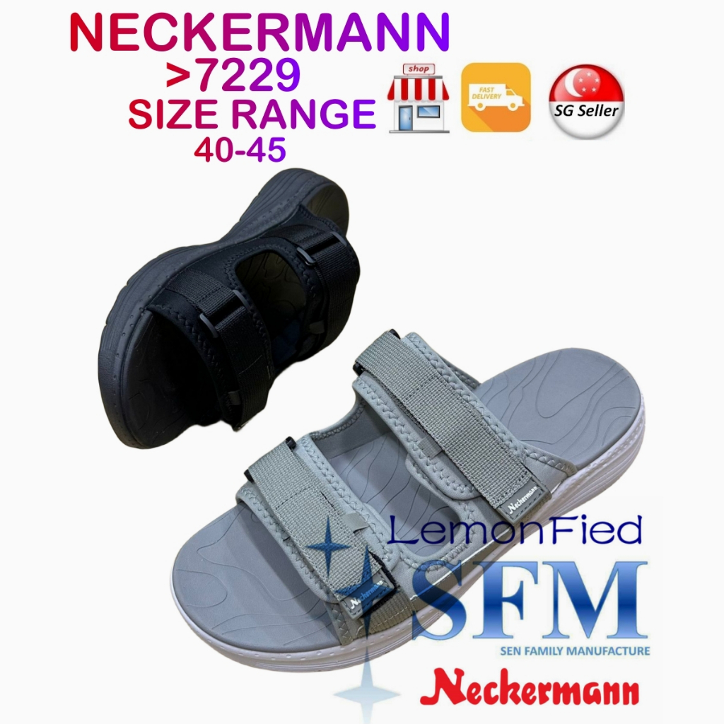 Neckermann 7229 Slipper Size 40 - 45 indoor outdoor Velcro home wear ...