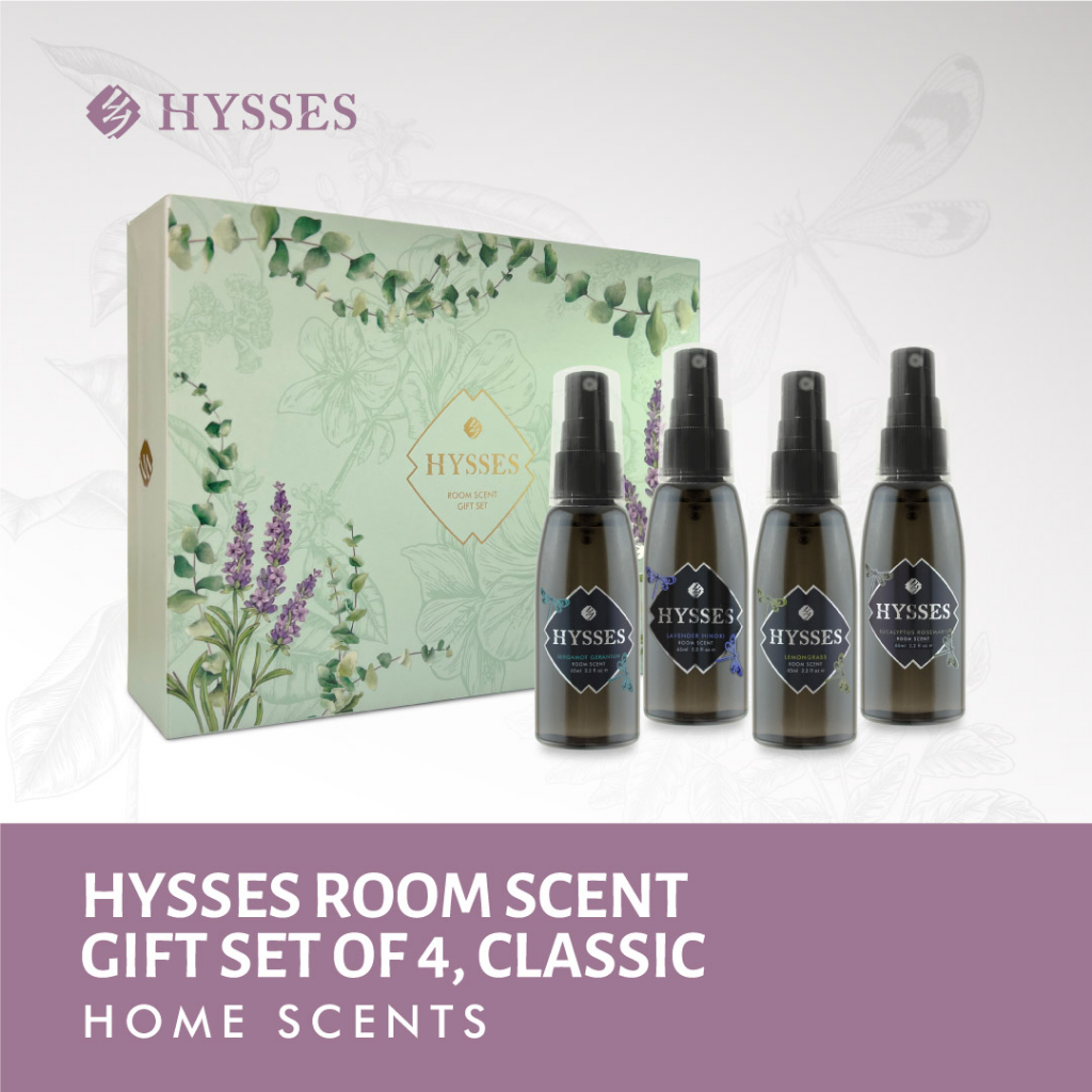 Hysses Room Scent Gift Set of 4 (Classic) | Shopee Singapore