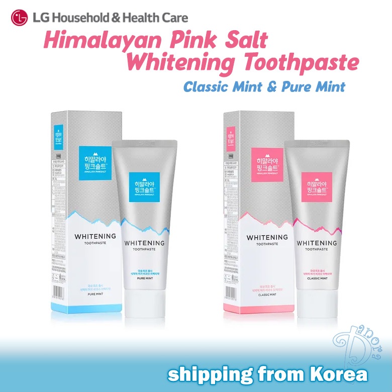 LG Health Care Himalayan Pink Salt Whitening Toothpaste Tube 100g ...