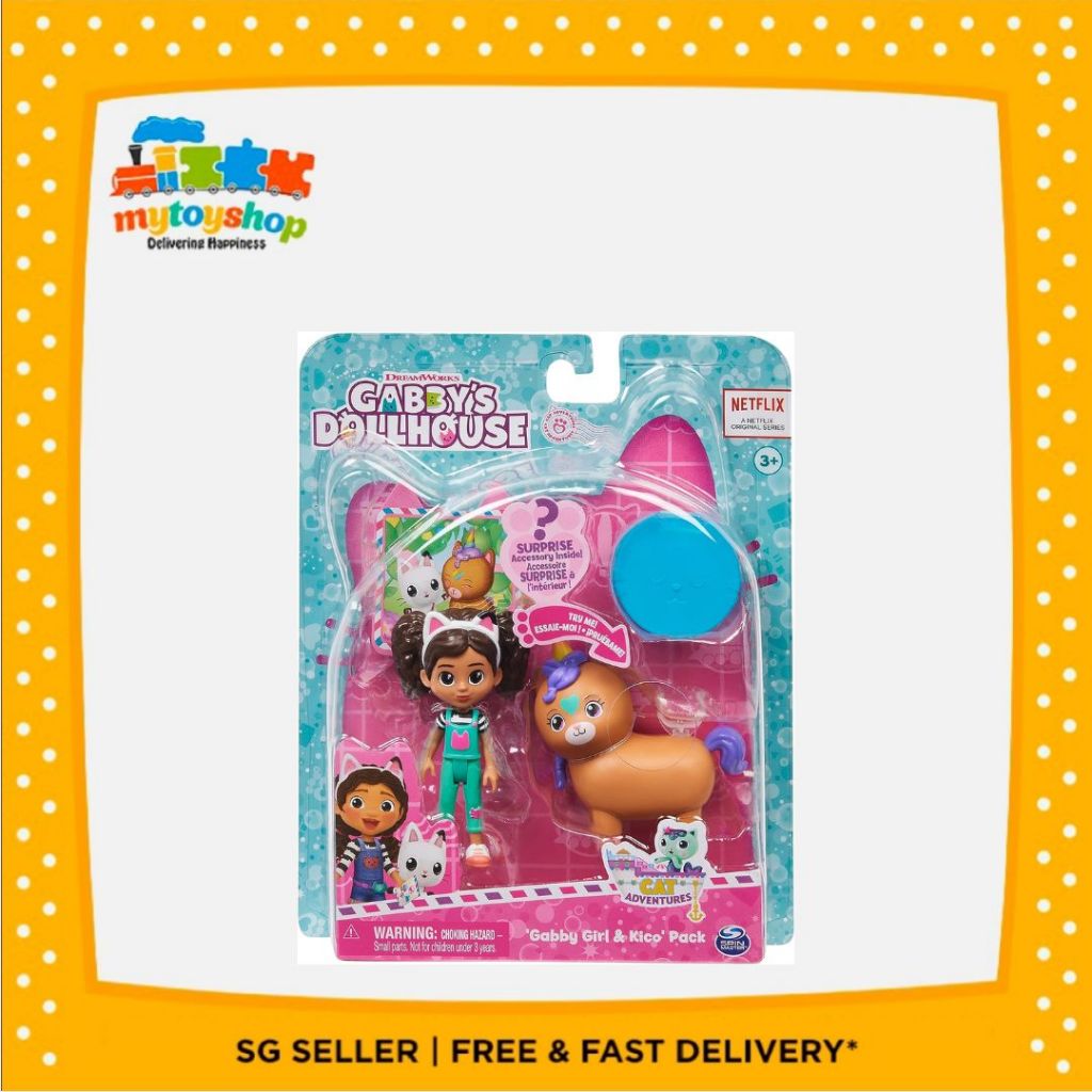 Gabby's Dollhouse Gabby Girl and Kico the Kittycorn Figure Set | Shopee ...