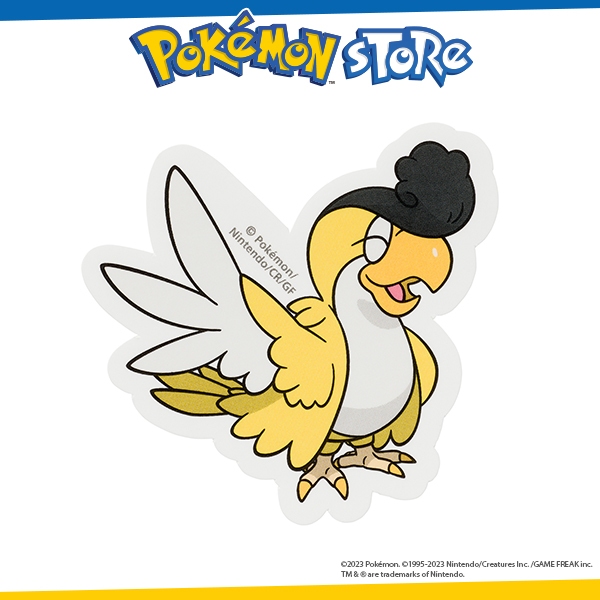 Pokémon Center Original Sticker Squawkabilly White Plumage | Shopee ...