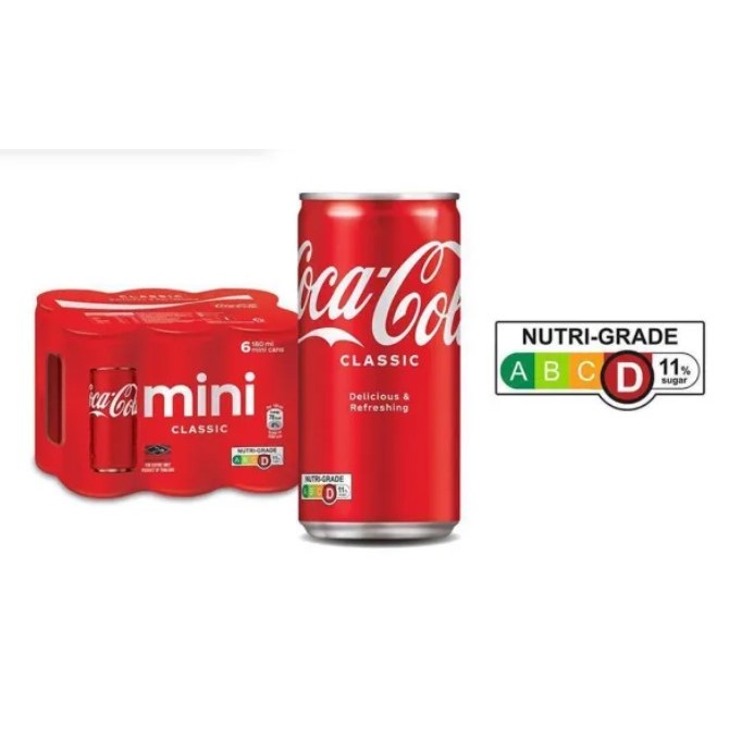 Mini Coca Cola Classic Pack of 6 (6 x 180ml) | Shopee Singapore