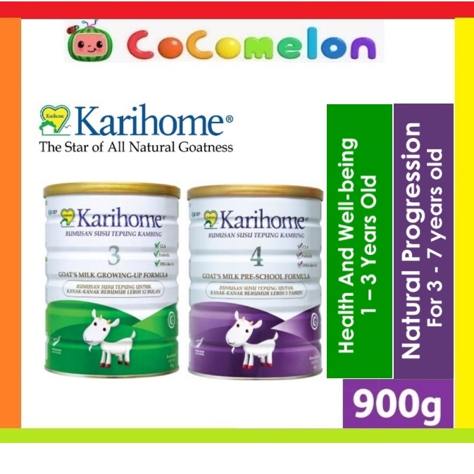 Karihome Goat Milk Growing-Up Formula & Pre-School Formula Stage 4 (900G) | Shopee Singapore