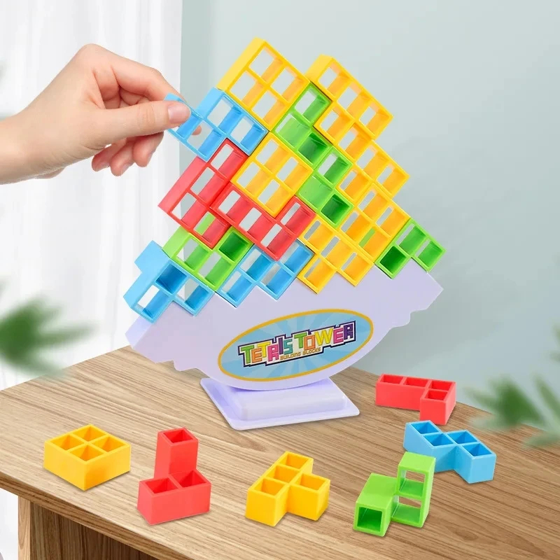 GU [SG STOCK] Tetra Tower Balance Building Blocks Russia Stacking Game ...