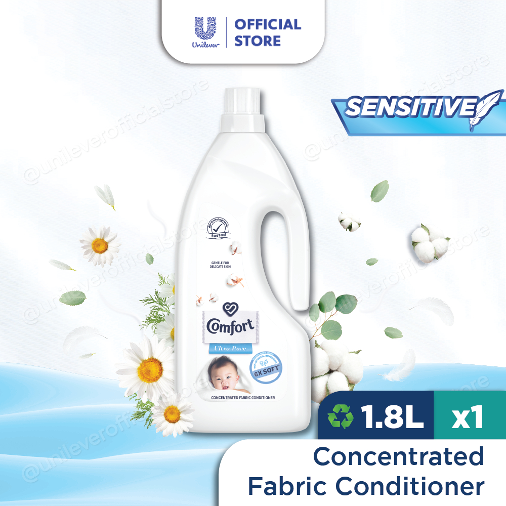 Comfort Concentrate Ultra Pure Fabric Softener 1.8L | Shopee Singapore