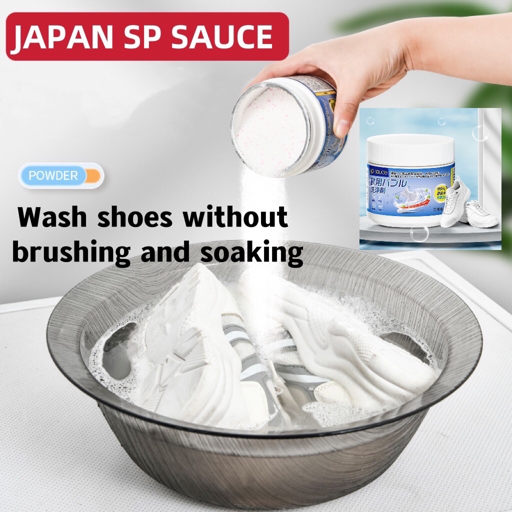 [SG SELLER]Japan SP Sauce Shoe Washing Powder Effective White Shoe ...