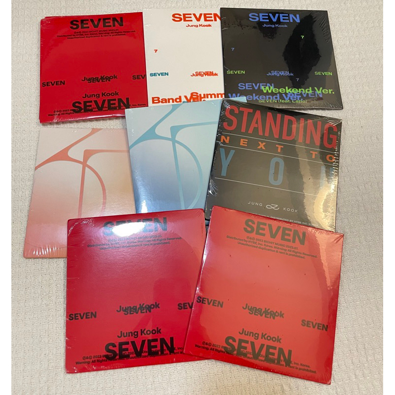 BTS Jungkook Standing Next To You / 3D / Seven Single Cd / Jungkook ...