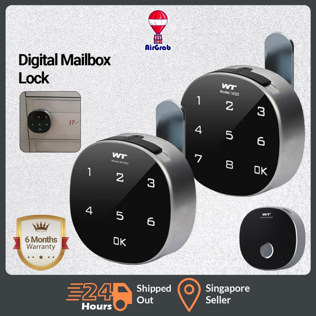 Digital Mailbox Lock Universal Mini HDB Lock Digital Lock Keyless Lock ...