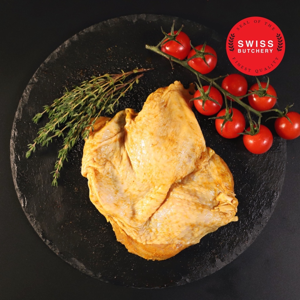 Swiss Butchery Spicy Chicken Boneless Leg Skin On - Raw | Shopee Singapore