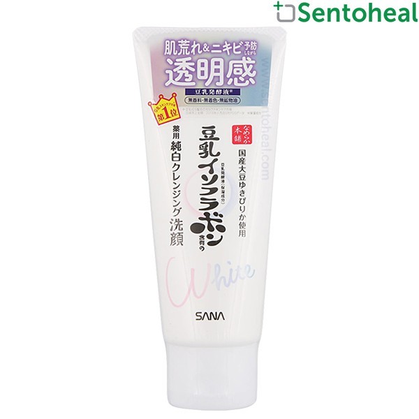 Sana Namerakahonpo Face Wash Facial Cleanser/ Moist /Medicated White - Soybean Skincare 150g ...