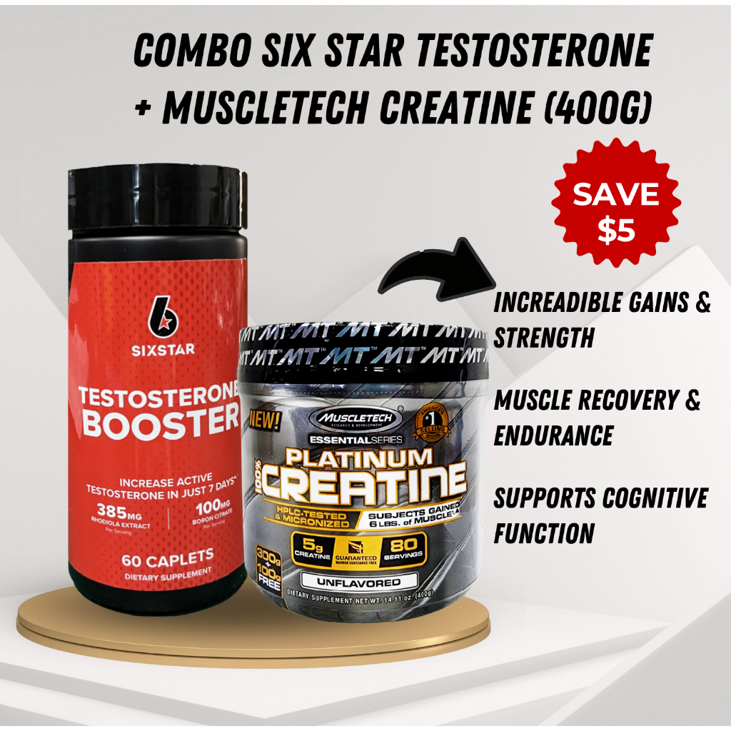Six Star, Elite Series, Testosterone Booster for Men With Boron Citrate ...