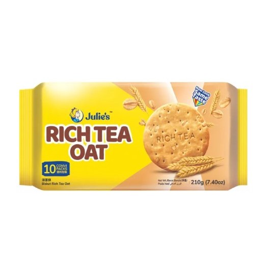 Julie's Rich Tea Oat Biscuit (10 x 21g) | Shopee Singapore