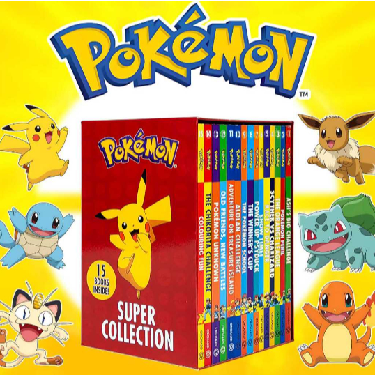 Pokemon Epic Collection: 15 Book Box Set / English Children Books ...