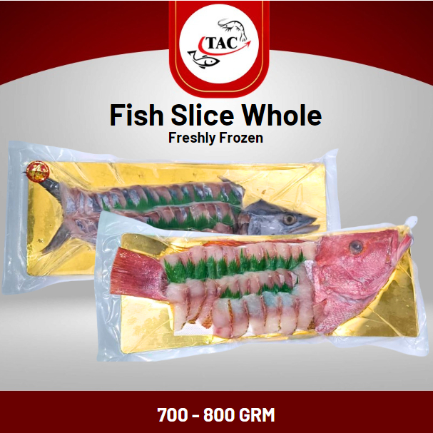 [Freshly Frozen] Red Snapper / Batang Slice Whole Fish (700 - 800g ...