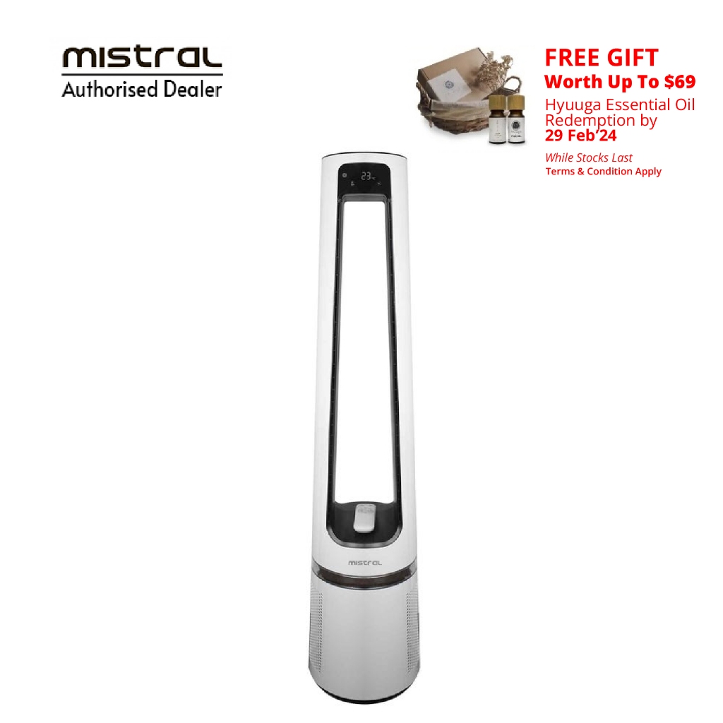 Mistral Blade Free Fan with Air Purifier MBFAP500 | Shopee Singapore