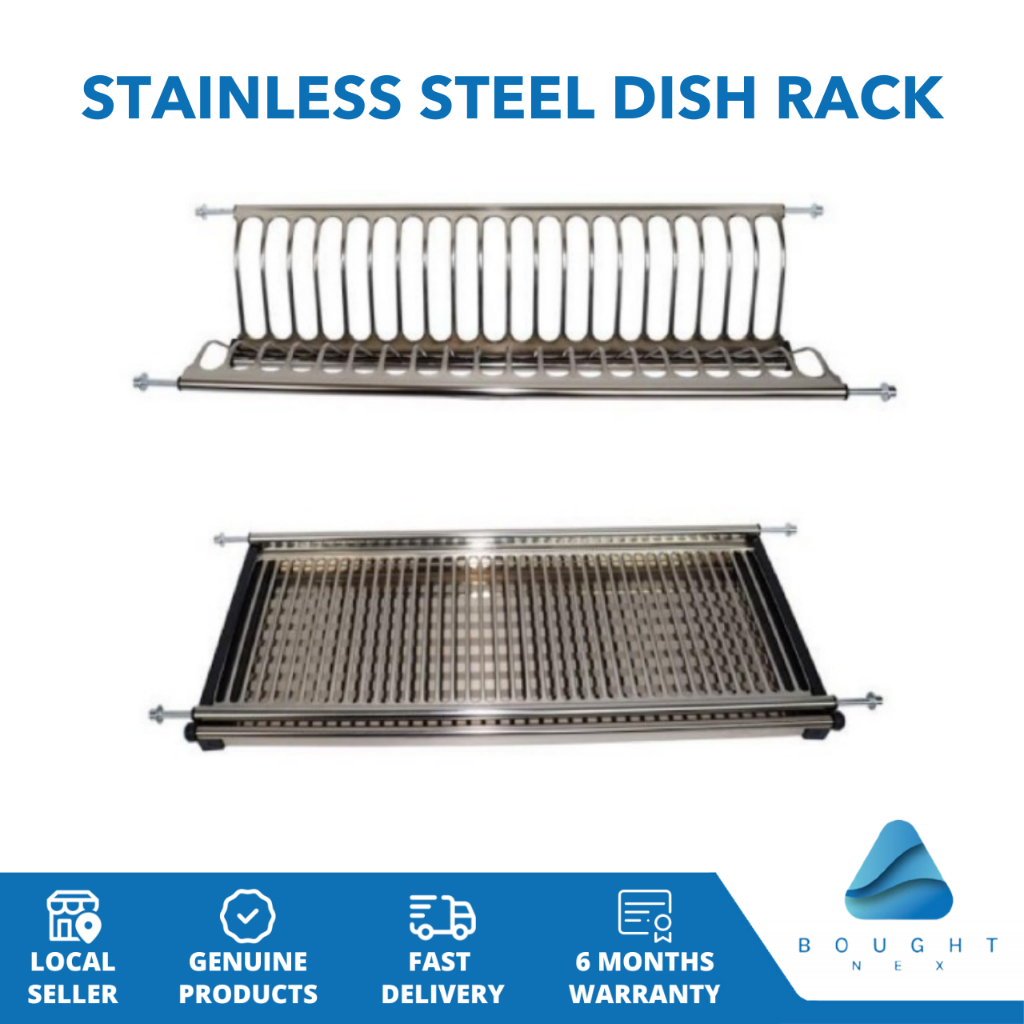 Luxury Stainless Steel SUS304 Kitchen Cabinet Dish Rack Space-Saving ...