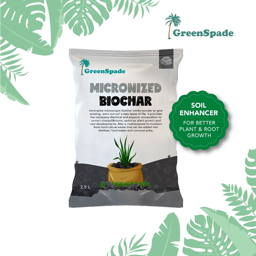 [Buy More, Save More] Green Spade - Micronized Biochar 2.5L | Shopee ...