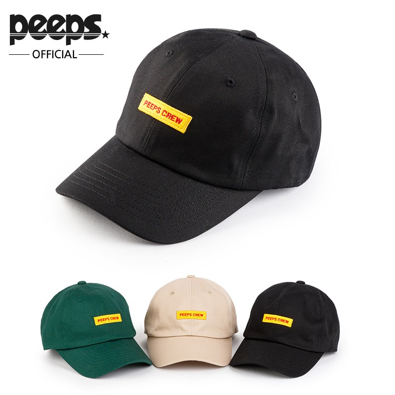 [PEEPS] Crew Ball Cap(3 Color) | Shopee Singapore