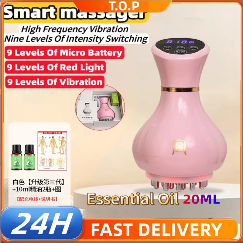 9-Speed Smart Massager Vibrating Heating Instrument Wireless Electric ...