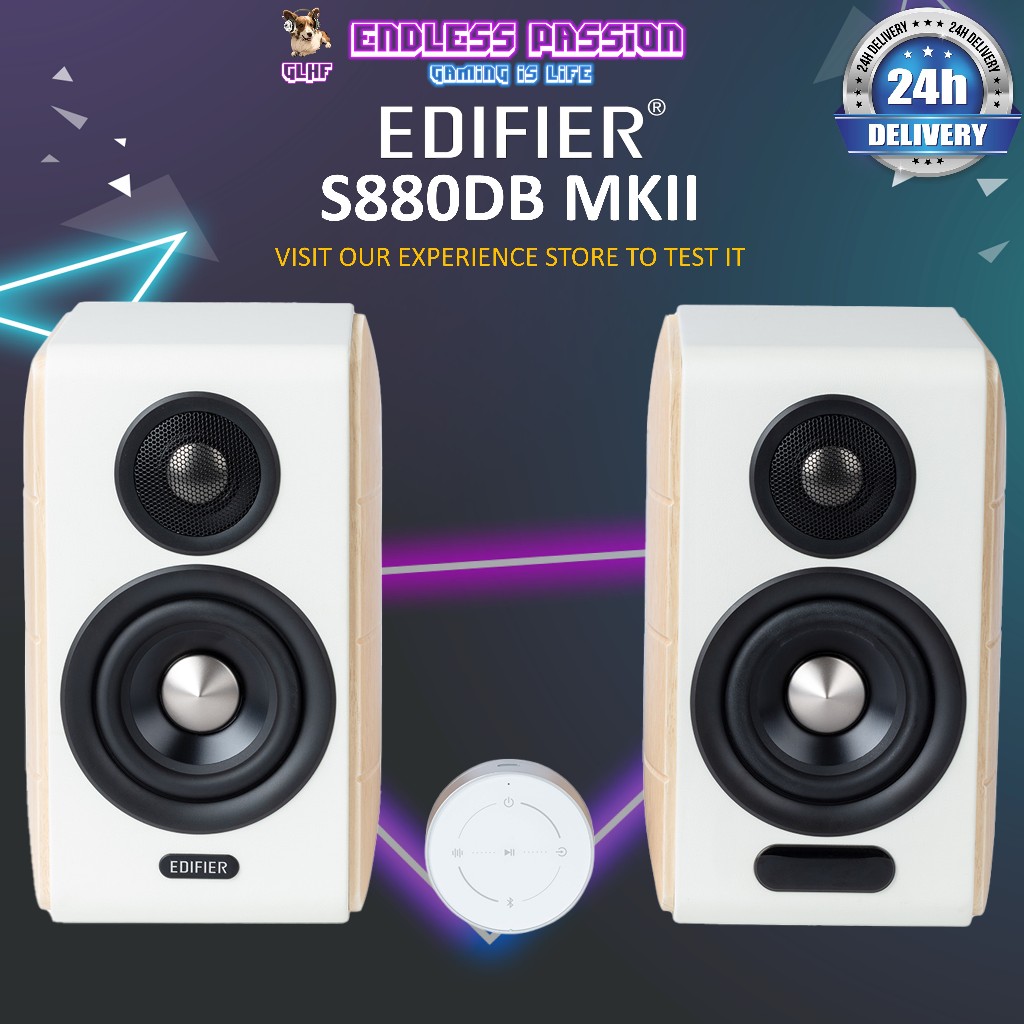 Edifier S880DB MKII Active Powered Bookshelf Speakers | Shopee Singapore