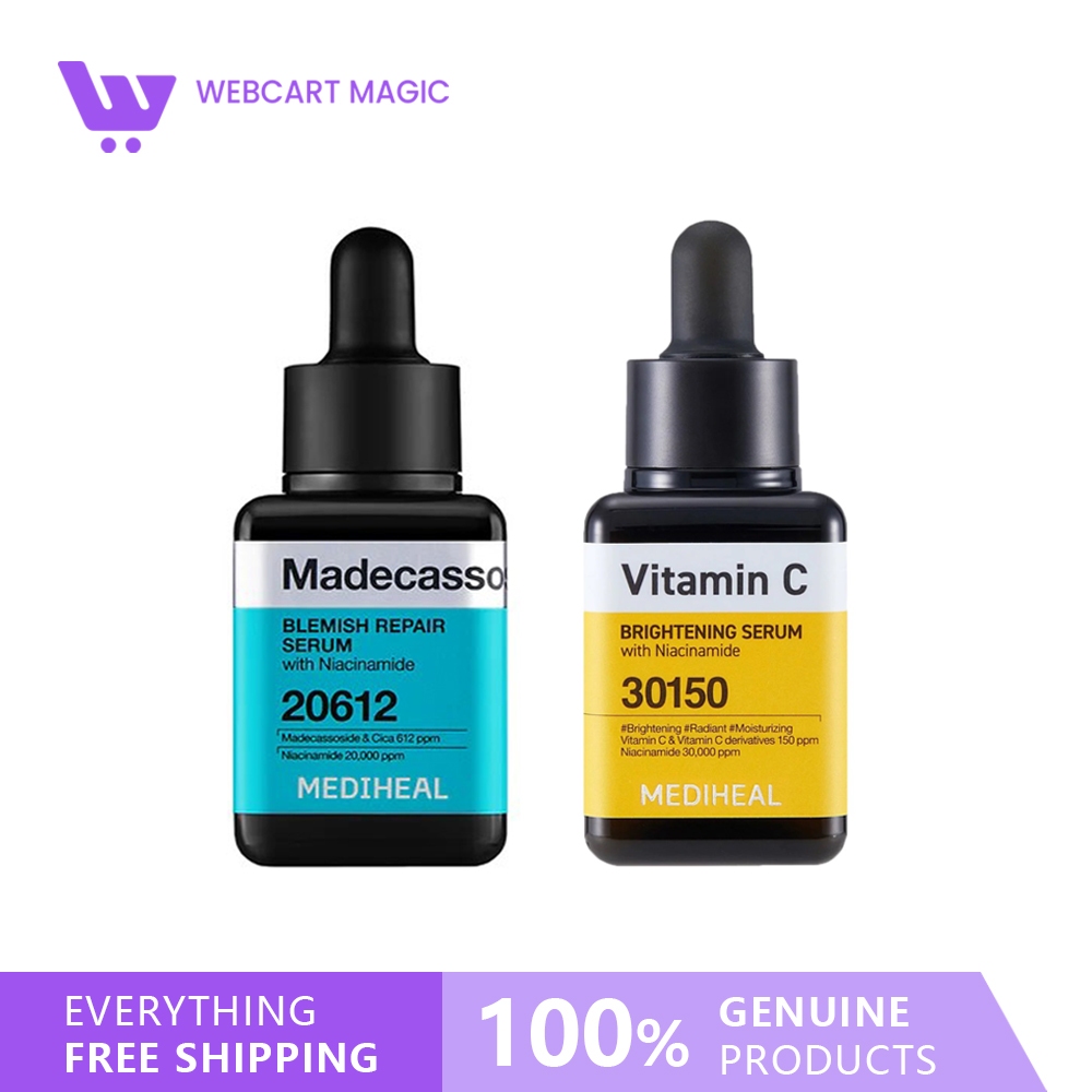 MEDIHEAL Madecassoside Blemish Repair Serum / Vitamin C Brightening ...