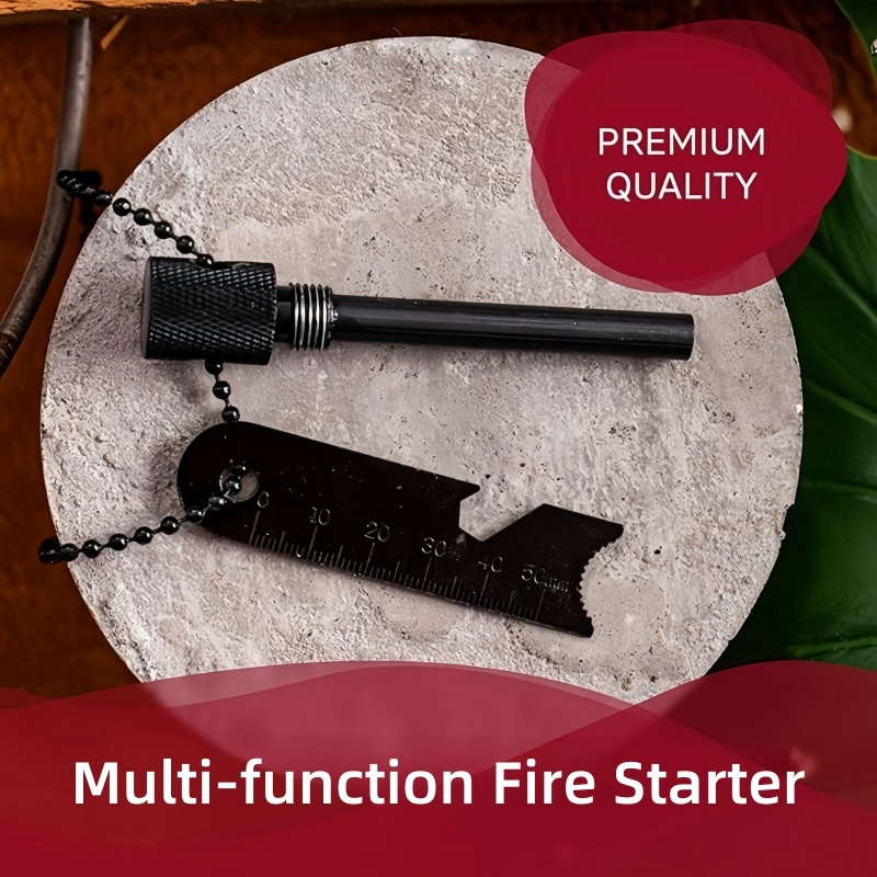Fire Starter Multi-tool Striker Muti-function Fire Stone for Survival ...
