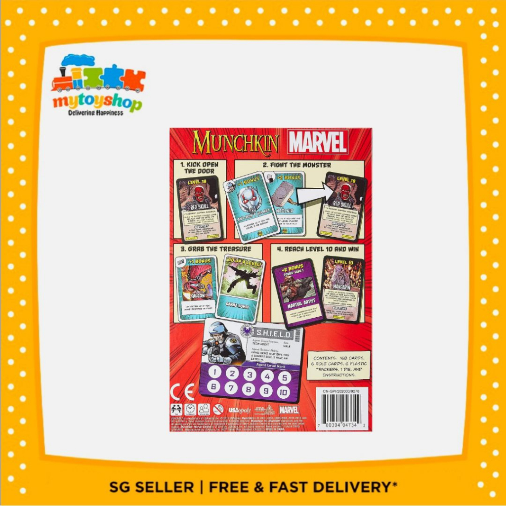 Munchkin Marvel Edition Card Game | Shopee Singapore