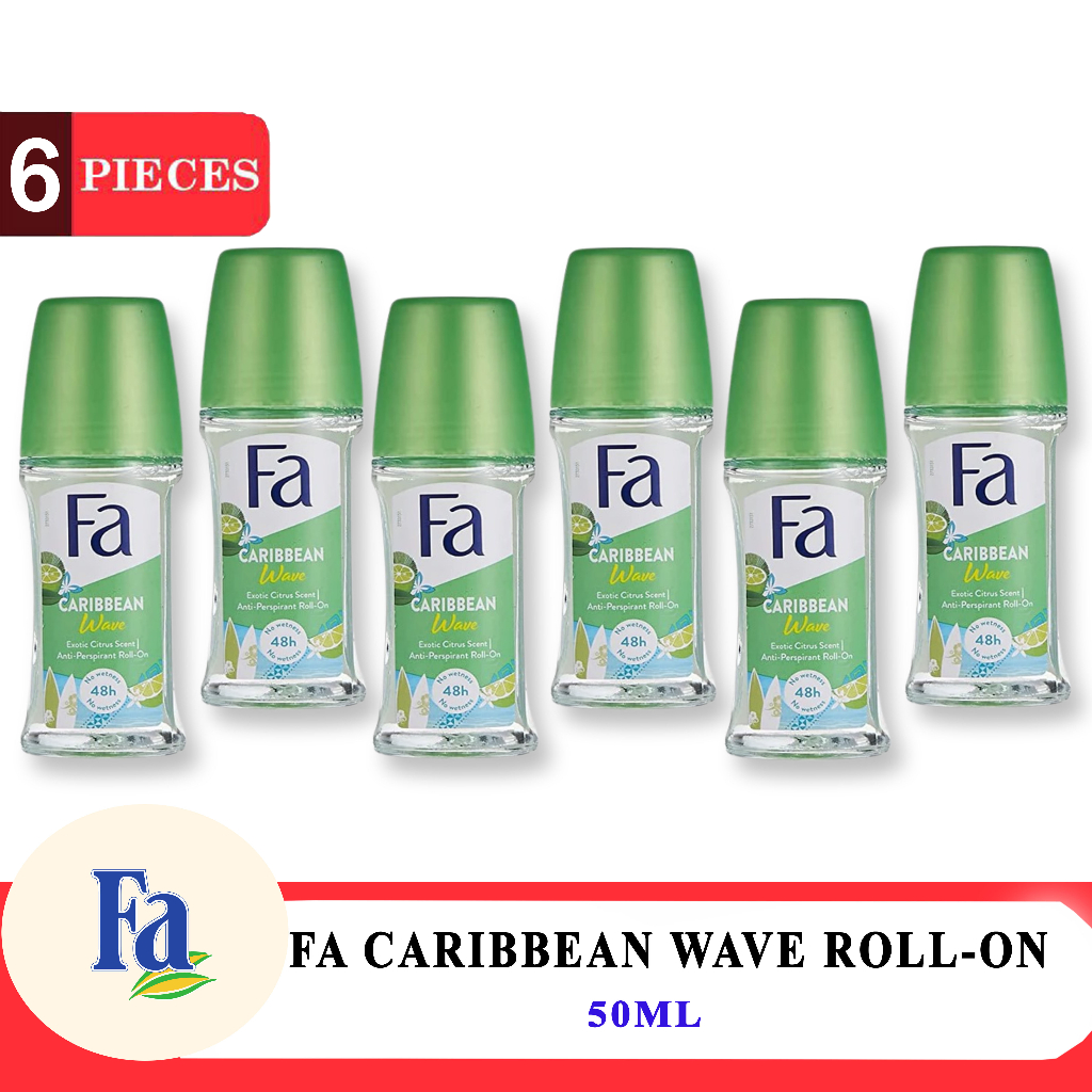FA Caribbean Wave Roll-On 50ml | Shopee Singapore