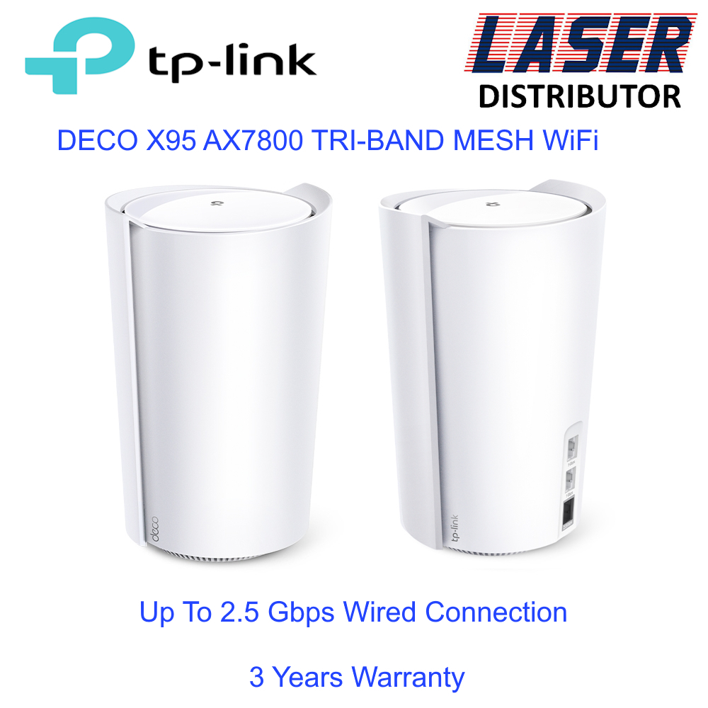 TP Link Deco X95 AX7800 Tri-Band Mesh WiFi 6 System | Shopee Singapore