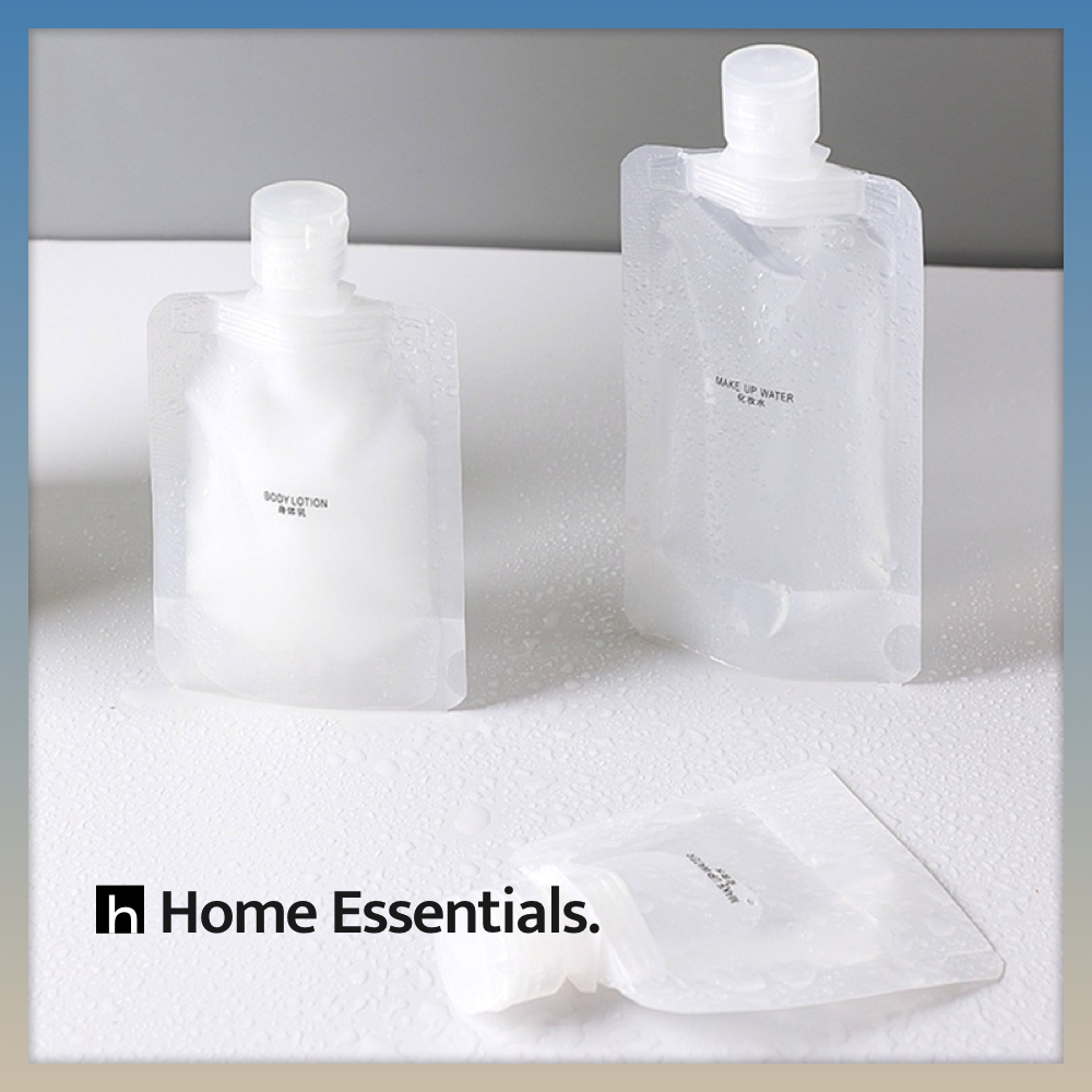 Disposable Travel Bag Lotion Dispensing Bottle Lotion Shower Gel ...