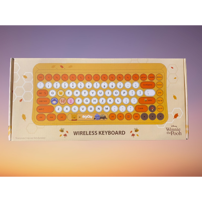 Winnie the Pooh Bear Wireless Keyboard Brand New | Shopee Singapore