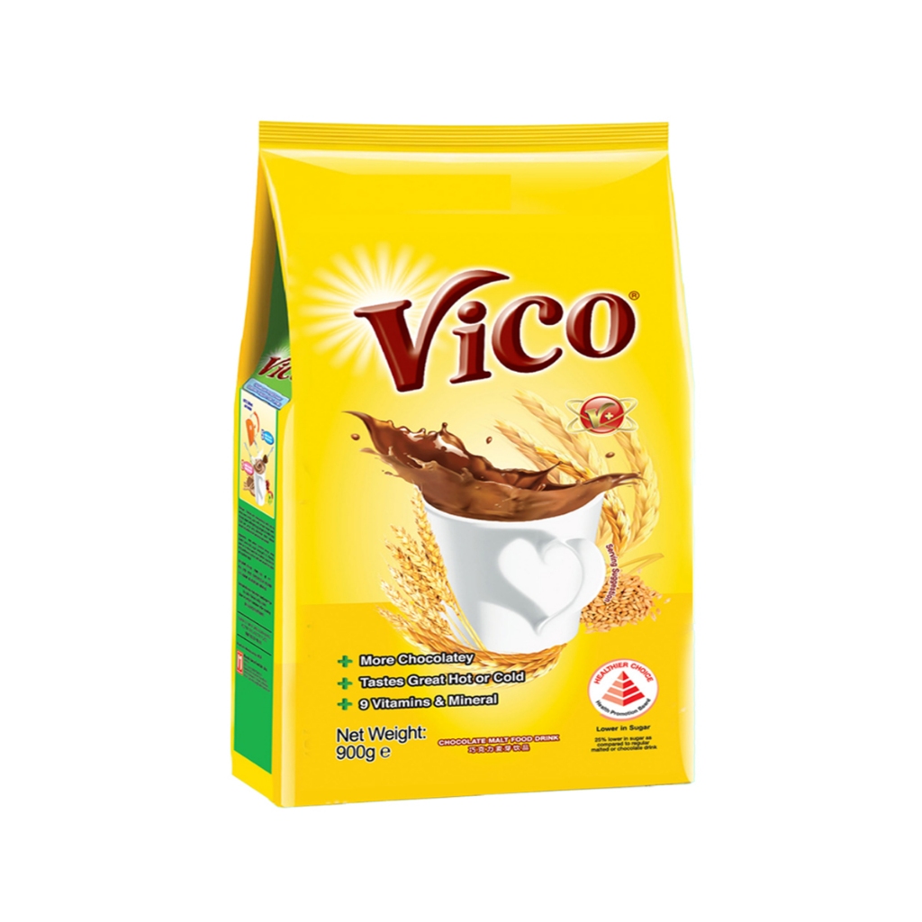Vico Choco Malt Powder HCS 900g | Shopee Singapore