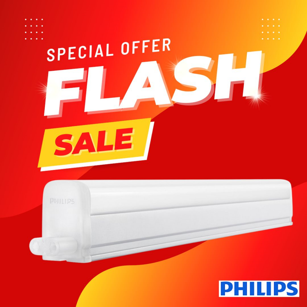 CLEARANCE SALE ! Philips Linea 1 FT T5 Wall Light (Cool Daylight / Warm ...