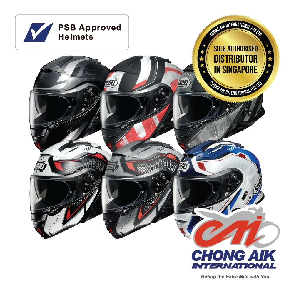 [ONGOING PROMO] SHOEI Neotec II Graphic [PSB APPROVED] | Shopee Singapore