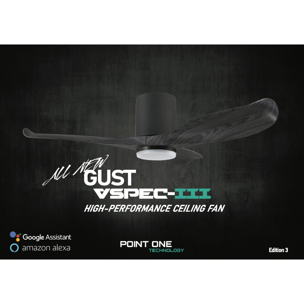 POINT ONE Gust-06 43/52" Black Hugger with Optional OSRAM LED Light ...