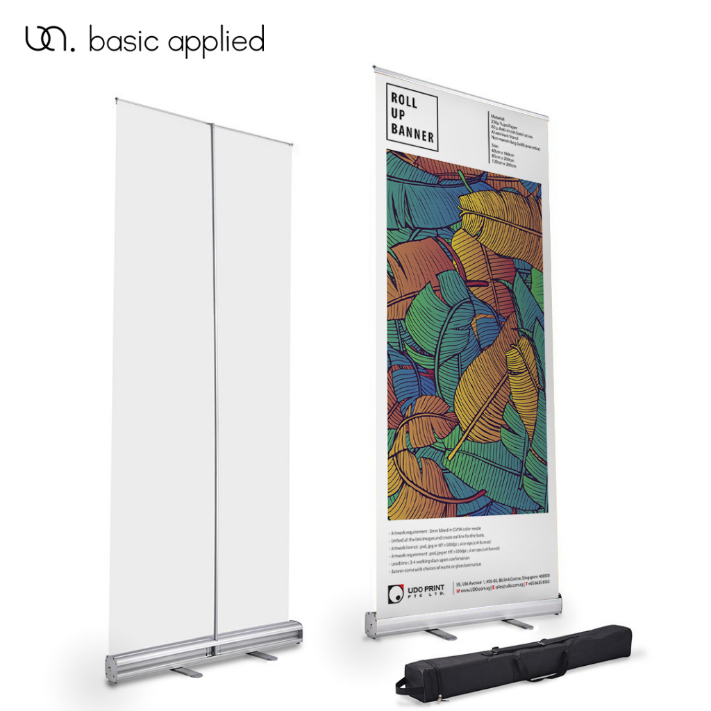 Roll Up/Pull Up Banner Stand | Portable Promotional Poster Standee ...