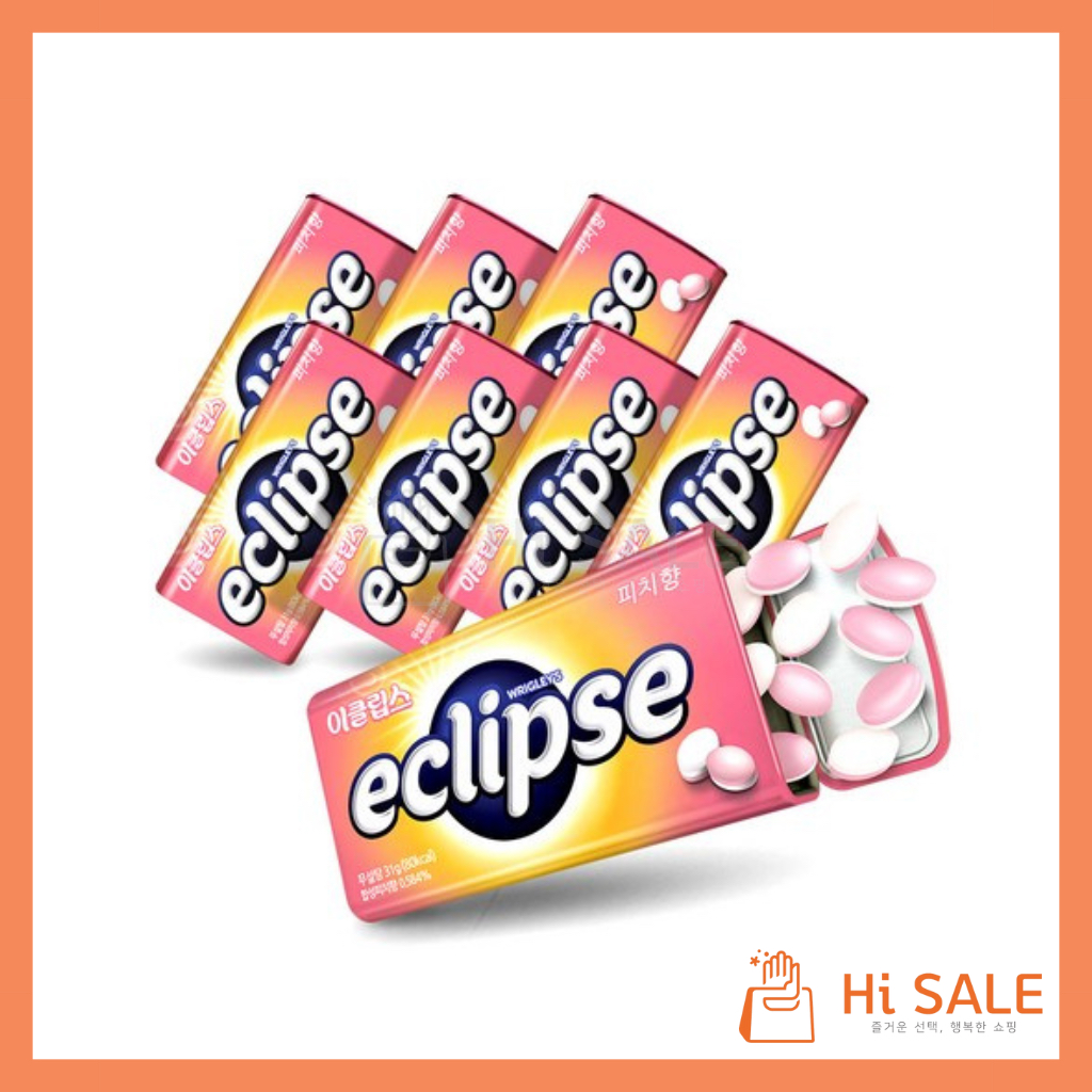ECLIPSE Sugarfree Refreshing Candy 34g (Peach-flavored) | Shopee Singapore
