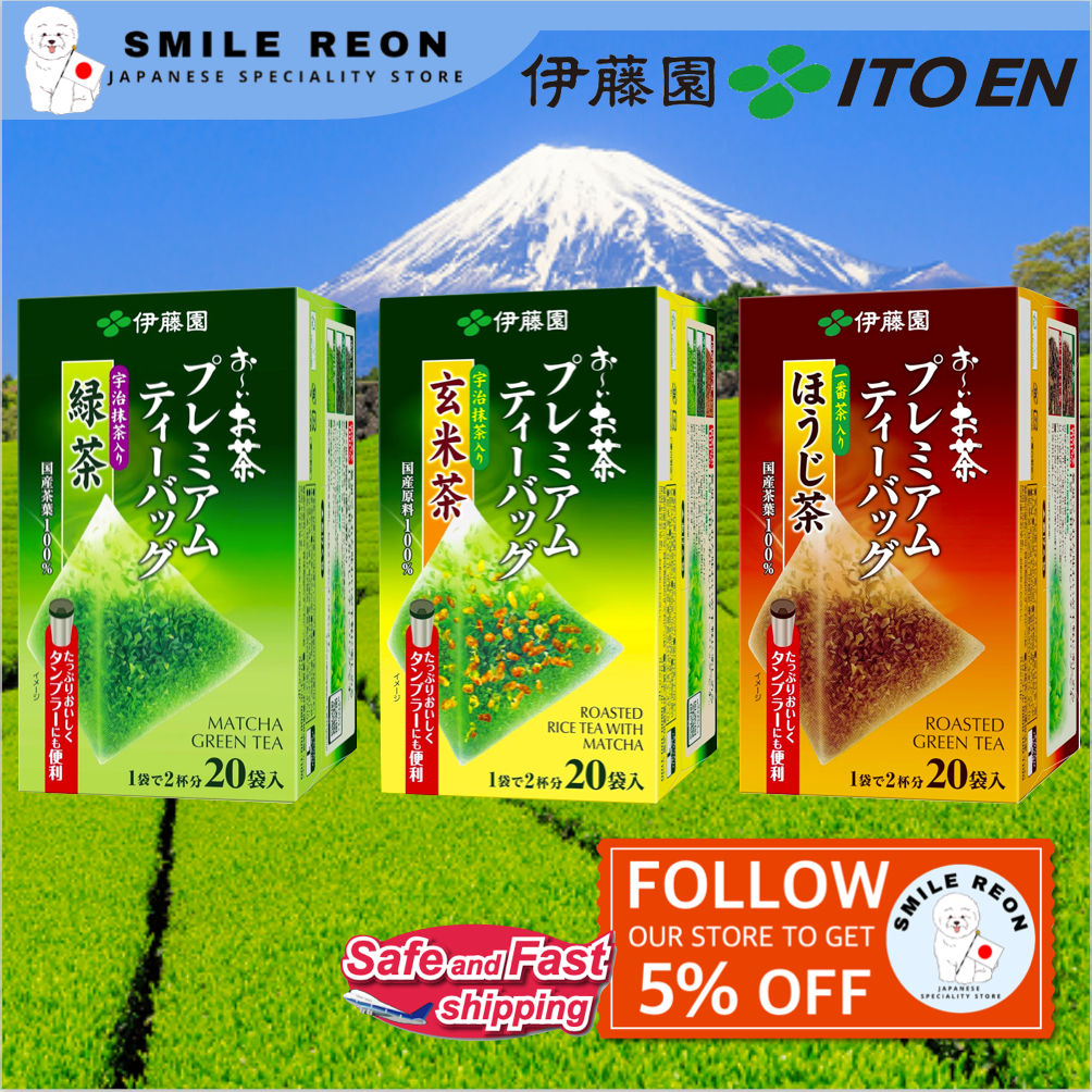 【Direct from Japan】Oi Ocha Tea Bags 20 packs per box /3 flavors (Green ...