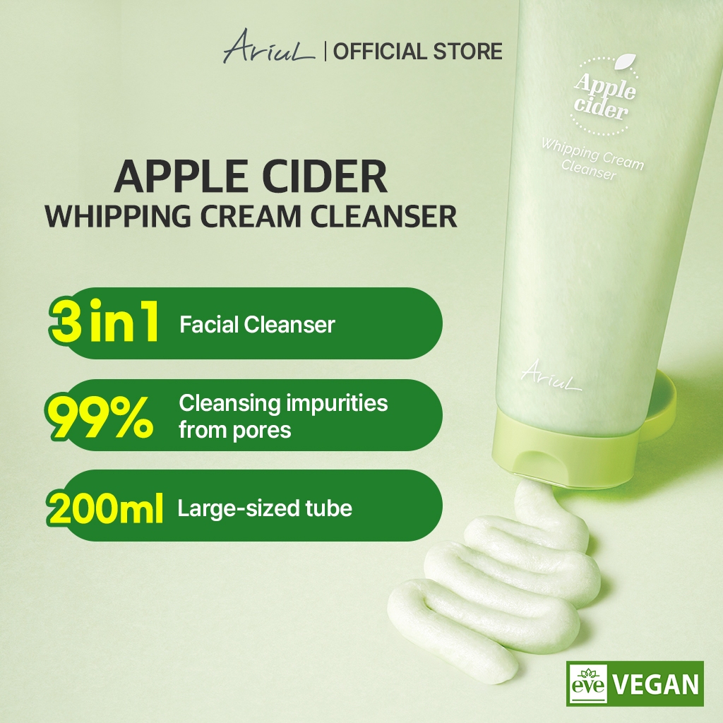 [Ariul Official] Apple Cider Whipping Cream Cleanse 200ml (Tube type ...