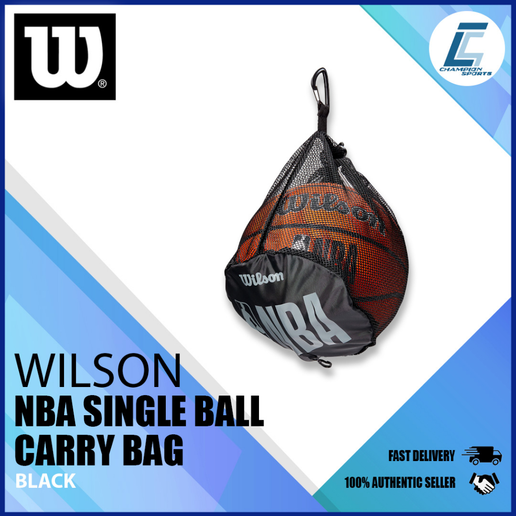 Wilson NBA Single Ball Carry Bag (WTBA70040) (G2/RO) | Shopee Singapore