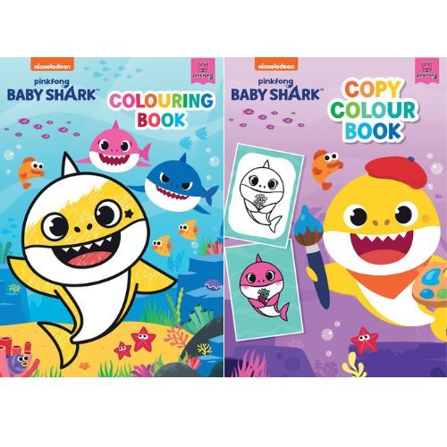 Baby Shark Copy Colour/Colouring Book (Alligator) | Shopee Singapore